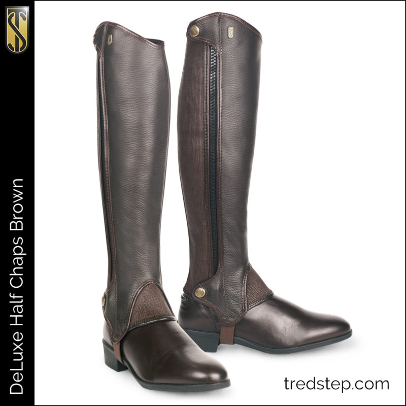 Deluxe Half Chap Black - Tredstep USA & Canada